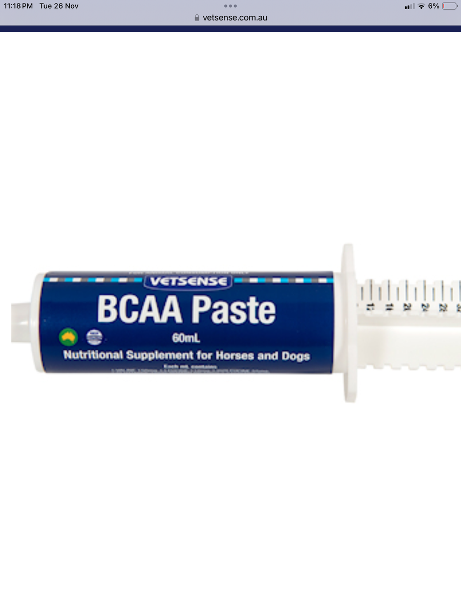 Vetsense - BCAA paste 60ml – Diamond Boots Australia Contact Ph: 0467 ...